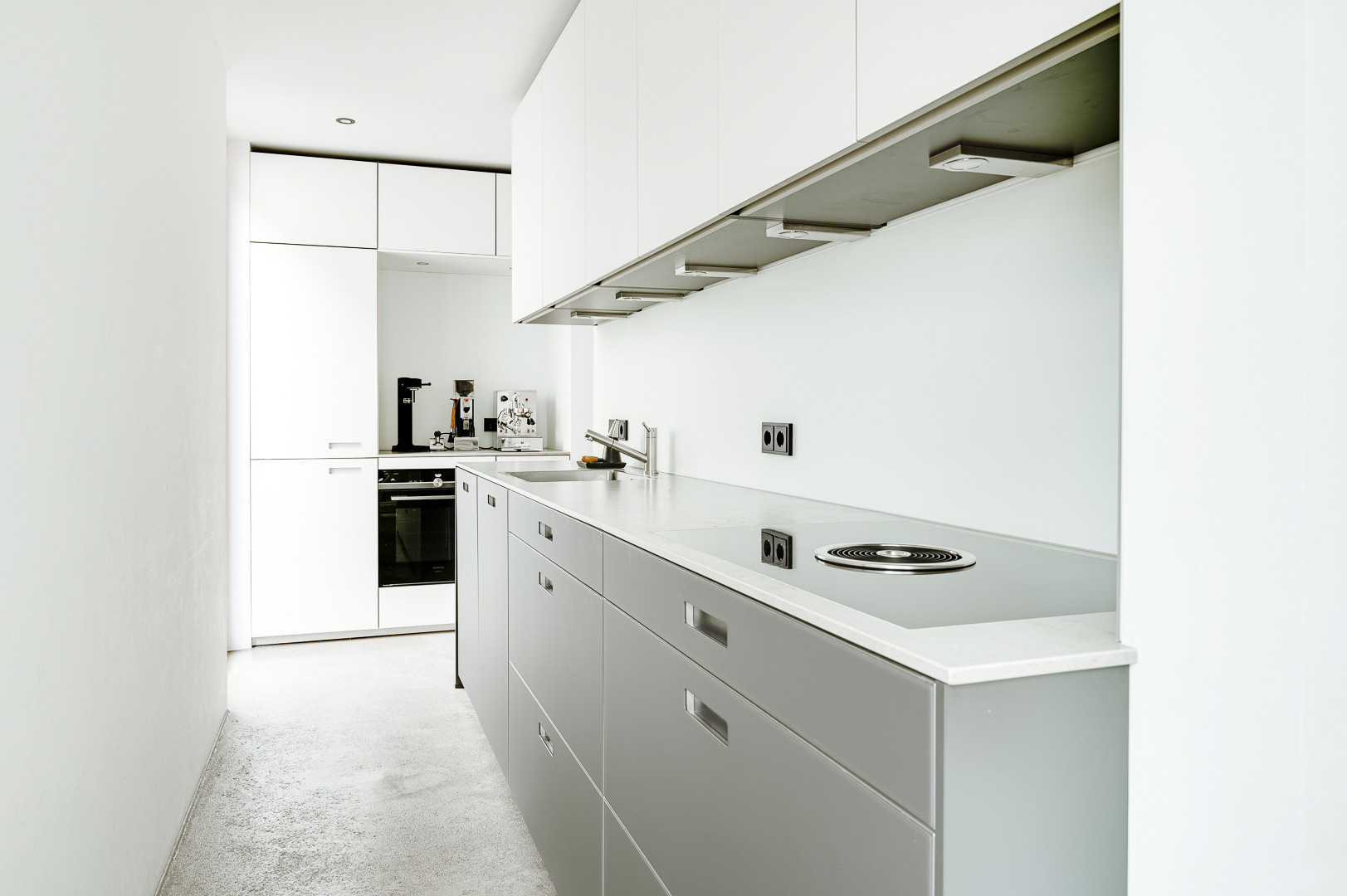 Korean Modern White Kitchen