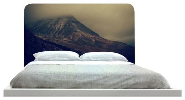 "Mountain In The Midst" Headboard, Queen - Contemporary - Headboards ...