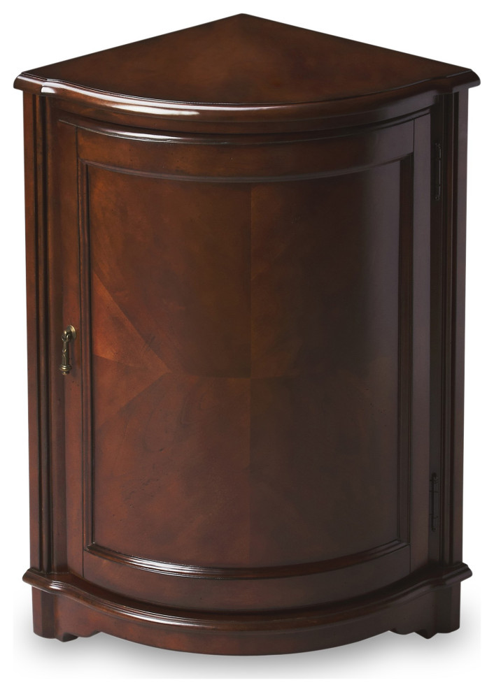 Durham Plantation Cherry Corner Cabinet - Traditional - Accent Chests ...
