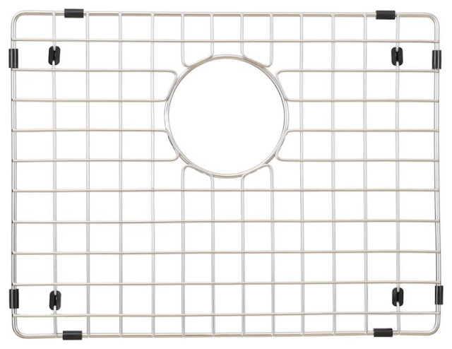 Sink Protector Stainless Steel Kitchen Sink Bottom Grid, Rack, 18x15 ...