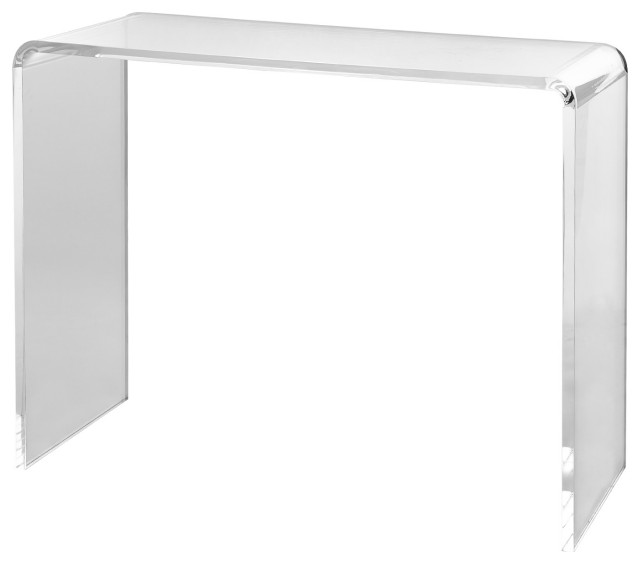 VEVOR Acrylic Console Table Clear Acrylic End Table 38x15x29" for Foyer ...