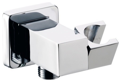 Square Shower Wall Bracket With Water Outlet - Modern - Tub And Shower ...