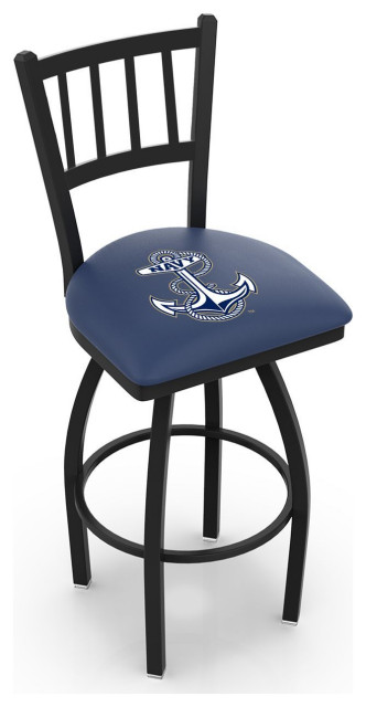 Holland L018 US Naval Academy NAVY 30" Swivel Bar Stool - Black - Beach ...