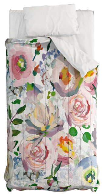 Deny Designs Utart Vintage Claude Monet Botanical Garden Comforter ...
