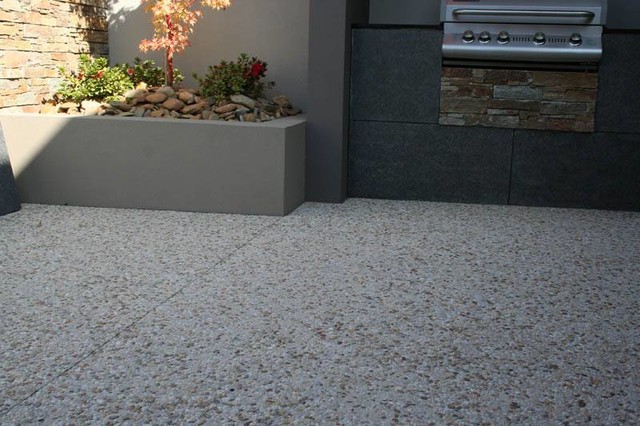 Exposed Aggregate Driveways - Melbourne - by Designer Premix - Exposed ...