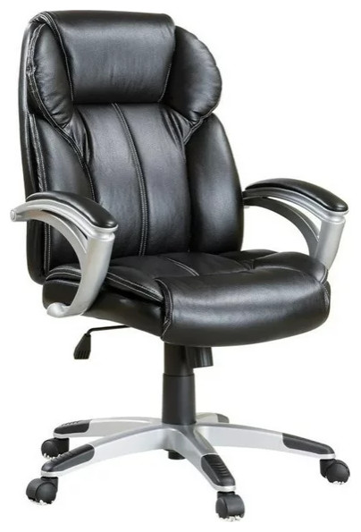Comfortable Office Chair, Extra Padded Seat & Back With Plush Curved ...