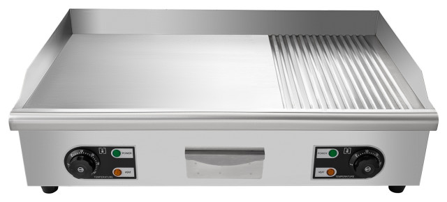 3000W 29" Electric Countertop Griddle Flat Top Commercial Restaurant ...
