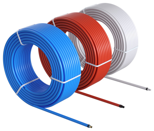Jones Stephens F76795 1/2" x 100' Red PEX-A Pipe for Potable - Bathroom ...