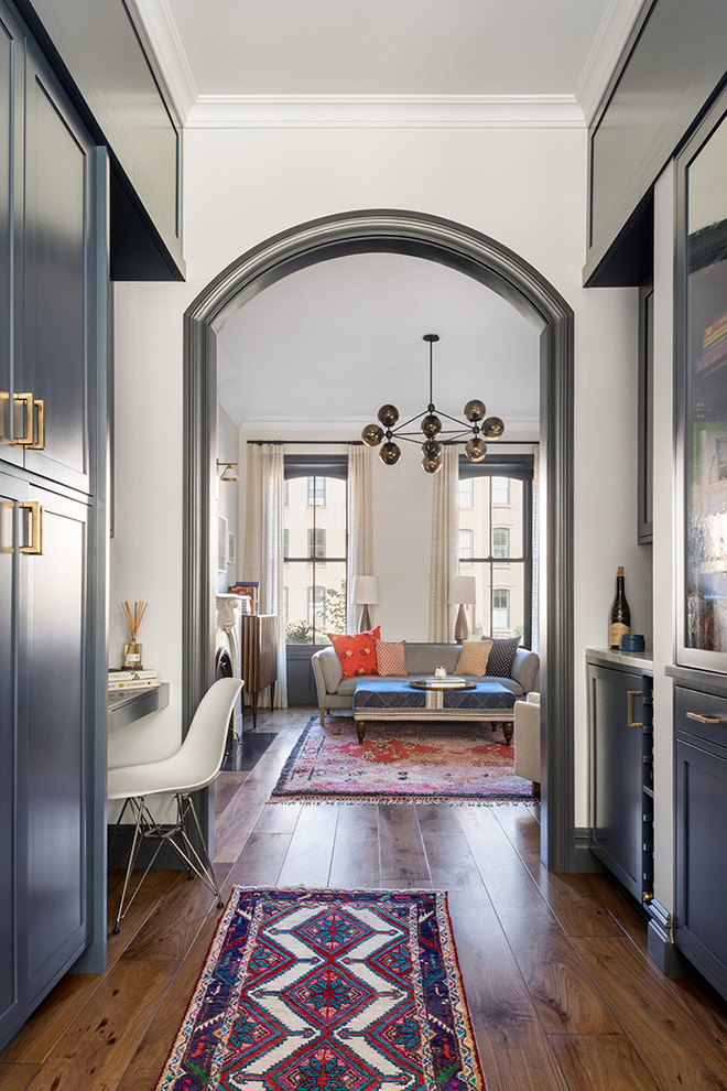 Carroll Gardens Landmarked Brownstone - Transitional - Hall - New York ...