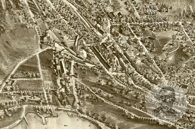 Old Map of Winsted Connecticut 1908, Vintage Map Art Print, 18"x24 ...