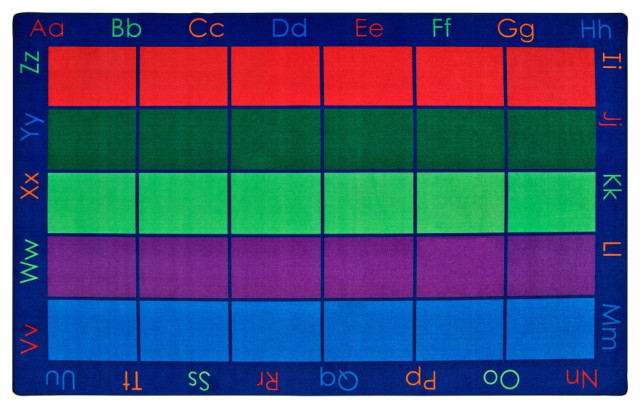 Carpets for Kids 8600 Colorful Places Seating Rug, 6'x9' - Contemporary ...