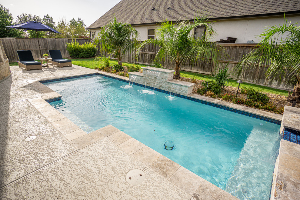 Pierce Family | Cane Island - Modern - Pool - Houston - by Richard's Total Backyard Solutions ...