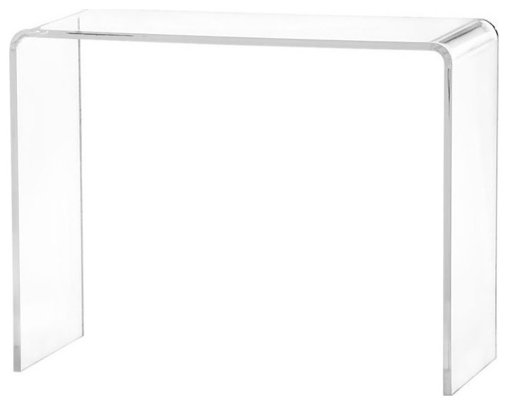 Acrylic Waterfall Console Table - Contemporary - Console Tables - by ...