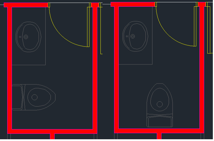 Powder Room Layout JRL Interiors — A Dramatic Pocket Powder Room