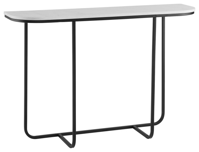 44" Modern Curved Entry Table - Contemporary - Console Tables - by ...