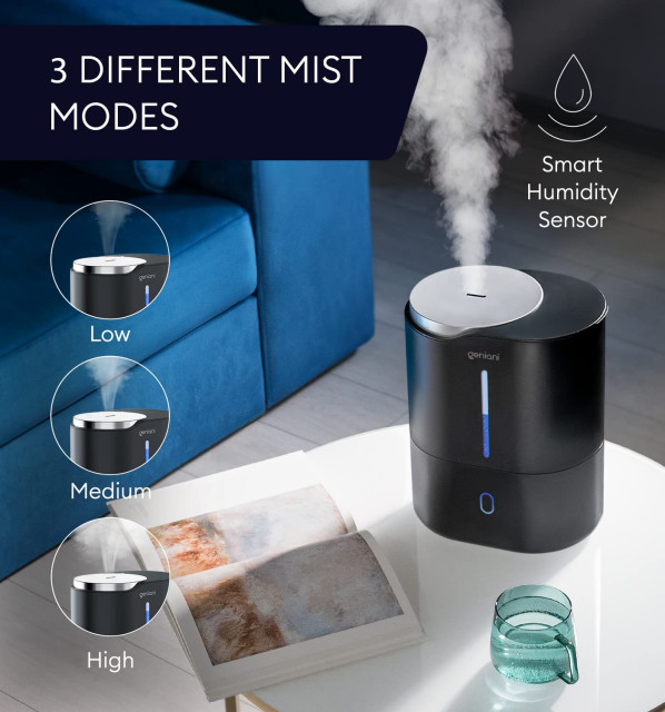 Top Fill Humidifier With Essential Oil Diffuser 2L for Home, Baby ...