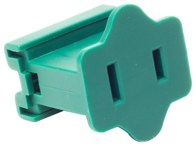 Green Female Electrical Receptacle Slide-On Spt0 - Traditional ...