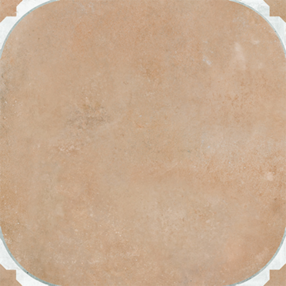 Tetuan Cotto Porcelain Floor and Wall Tile Sample - Wall And Floor Tile ...