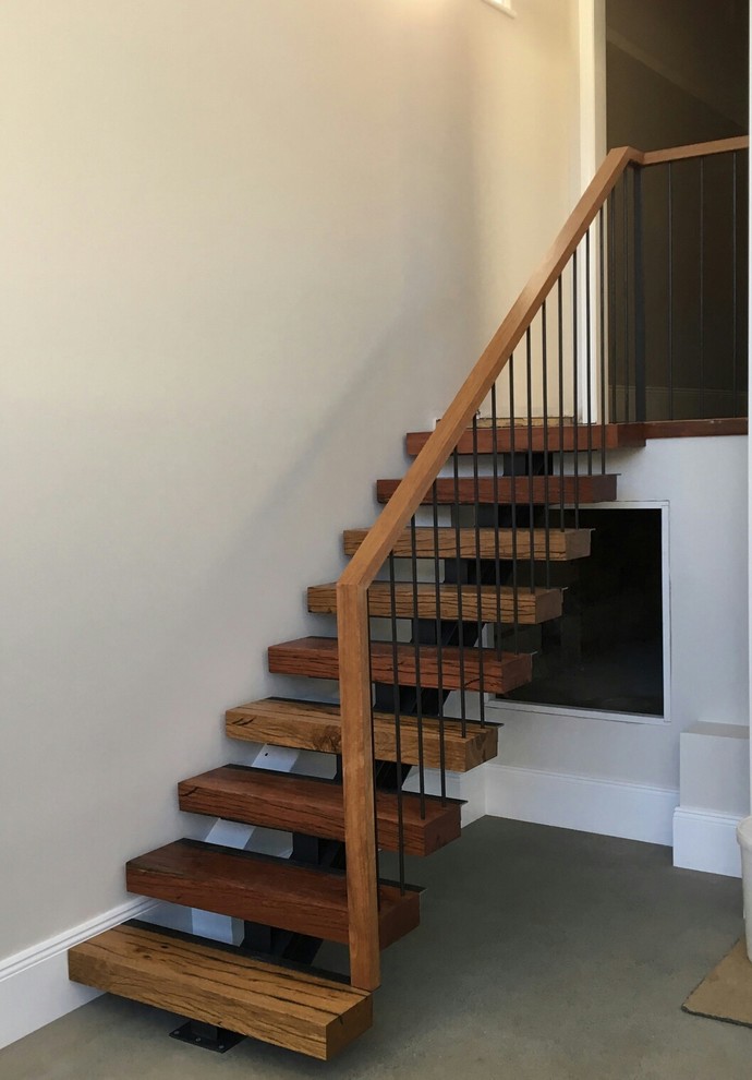 Upcycled railway sleepers - Staircase - Sydney - by Chief Projects | Houzz