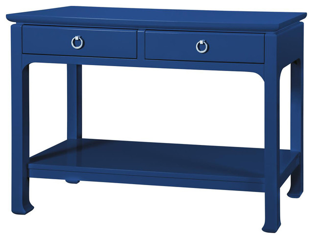 Elevate Your Space with Blue Console Tables: Stylish Storage Solutions