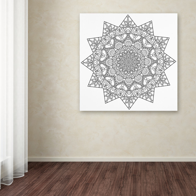 Kathy G. Ahrens 'Mixed Coloring Book 4' Canvas Art, 35"x35 ...