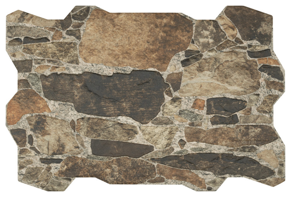 Rambla Porcelain Floor and Wall Tile, Arena, Sample - Traditional ...