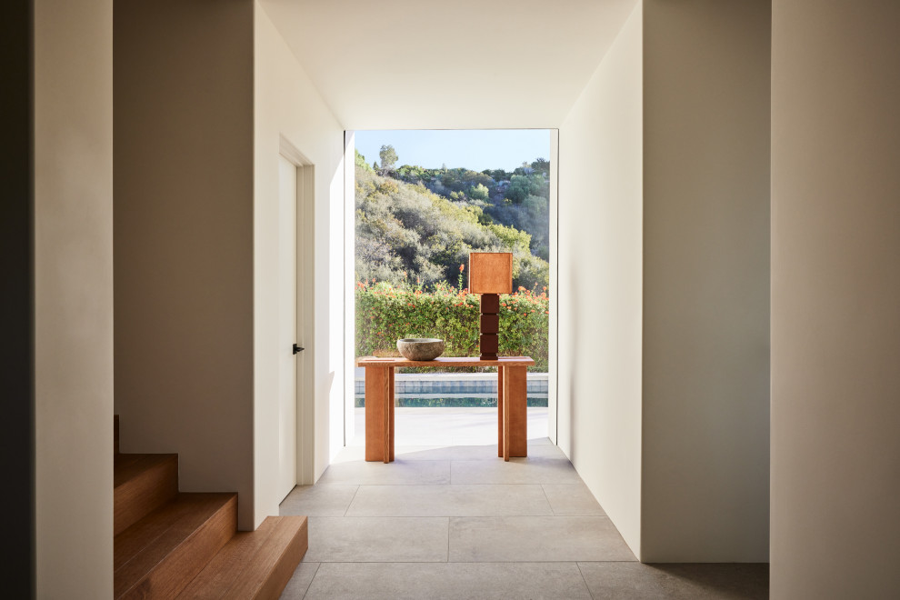 Organic Modern Remodel - Modern - Hall - Santa Barbara - by Allen ...