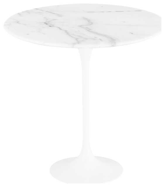 Jacob Side Table, White - Midcentury - Side Tables And End Tables - by ...