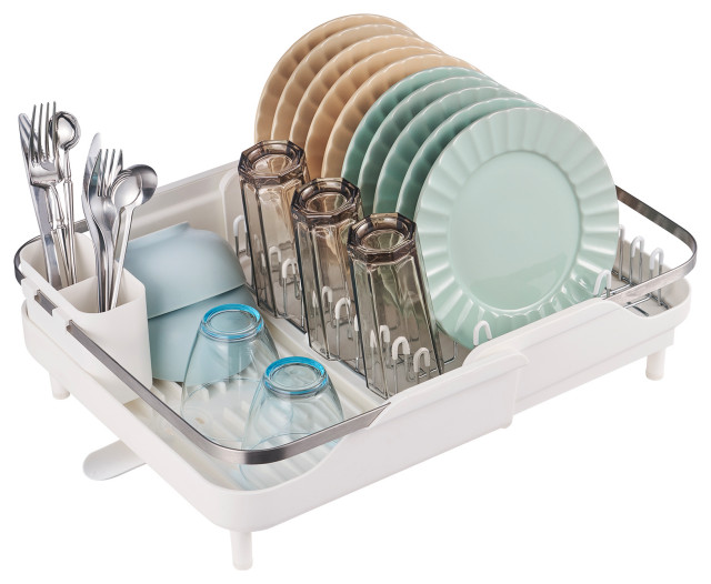 VEVOR Dish Drying Rack Expandable Drainer Stainless Steel Kitchen ...