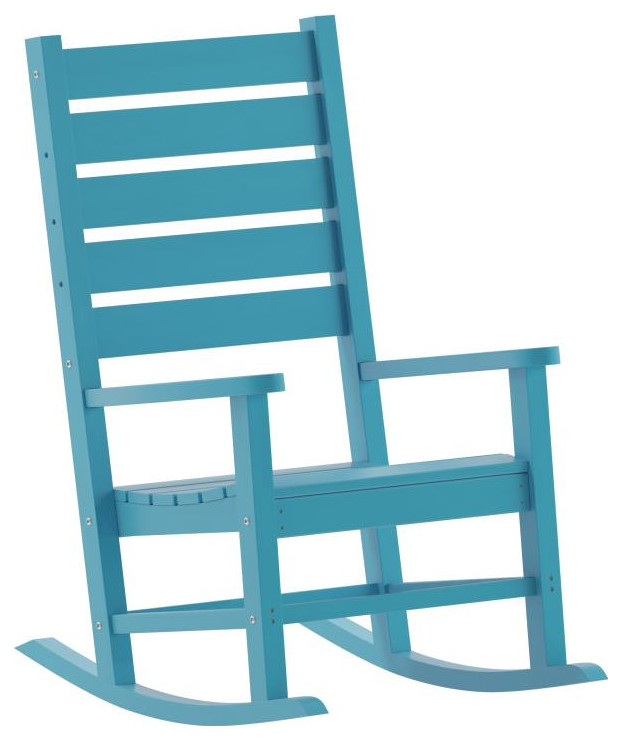 Manchester All-Weather HDPE Indoor/Outdoor Rocking Chair - Contemporary ...