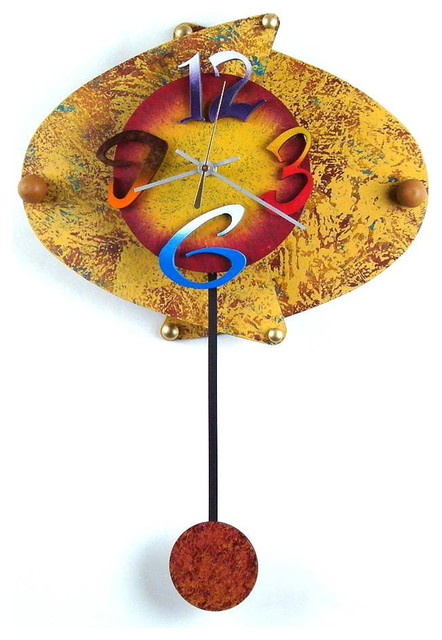 Crescent 3 Wall Clock - Contemporary - Wall Clocks - by david scherer ...