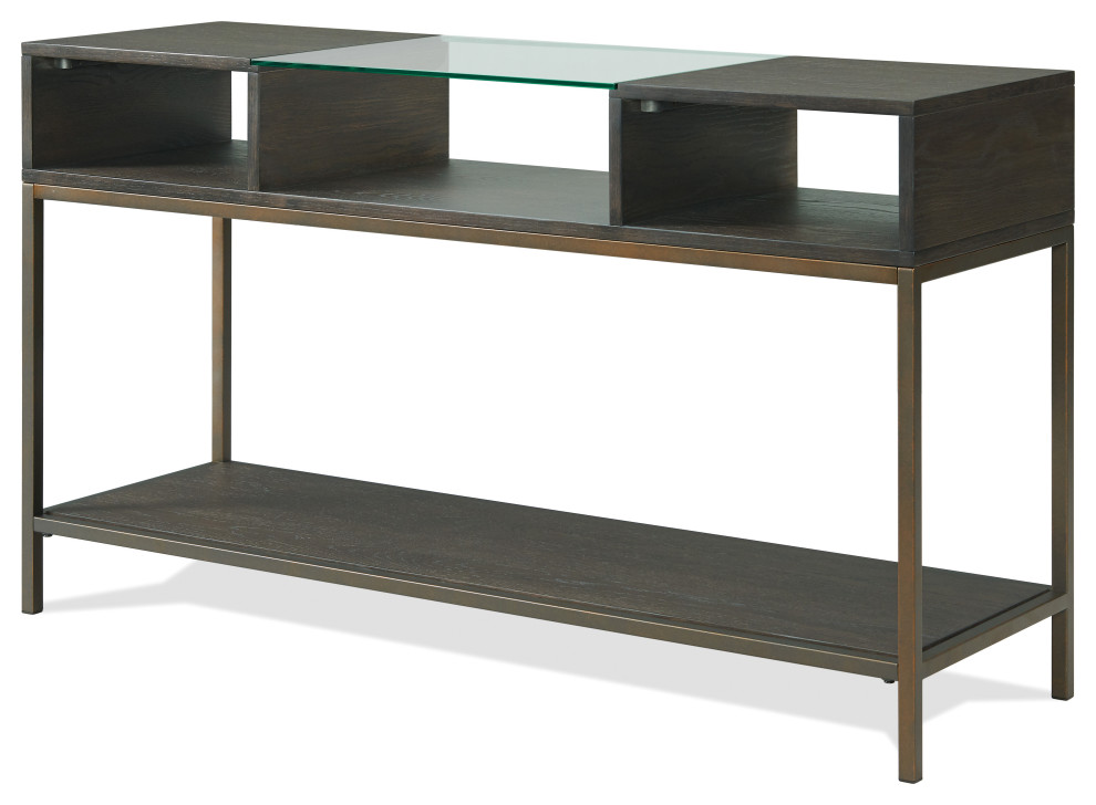 Riverside Furniture Hyde Rectangular Console Table - Transitional ...