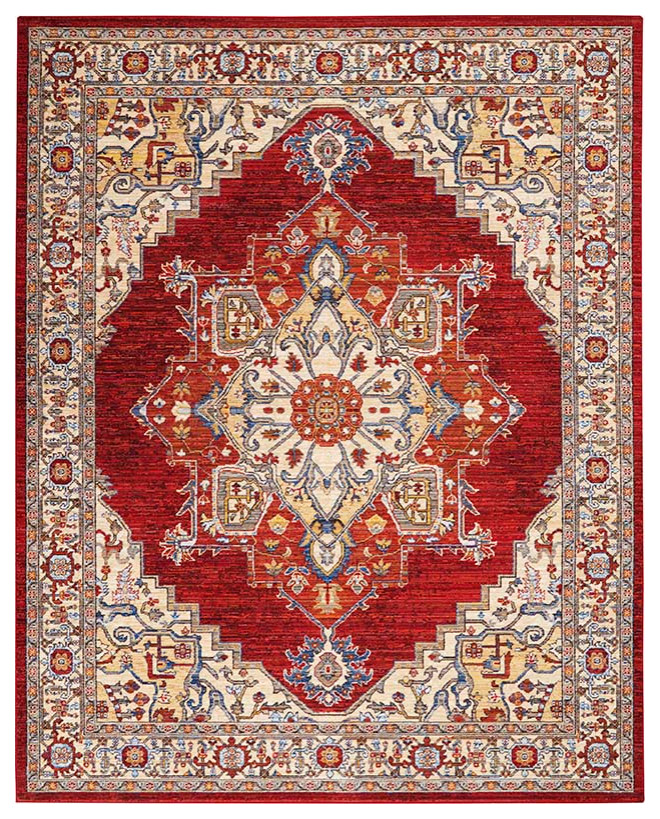 Nourison MAJESTIC Traditional Rugs MST05, 7'9"x9'9" - Mediterranean ...