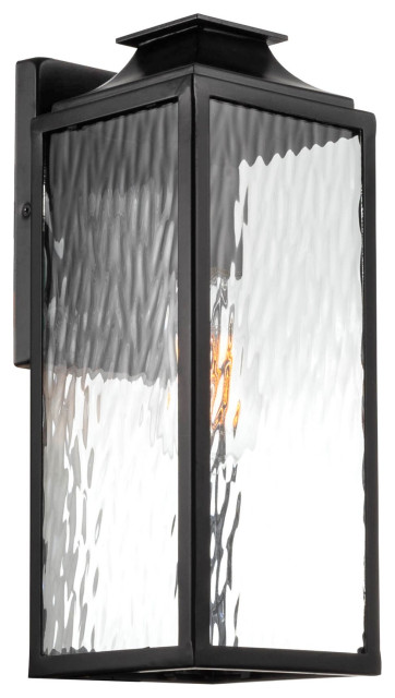 Kira Home Halifax 15" Farmhouse Weather Resistant Outdoor Wall Sconce ...