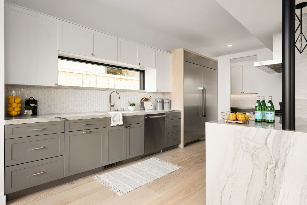 Del Mar Ocean View Modern Tri-Level Full Home Renovation - Modern ...