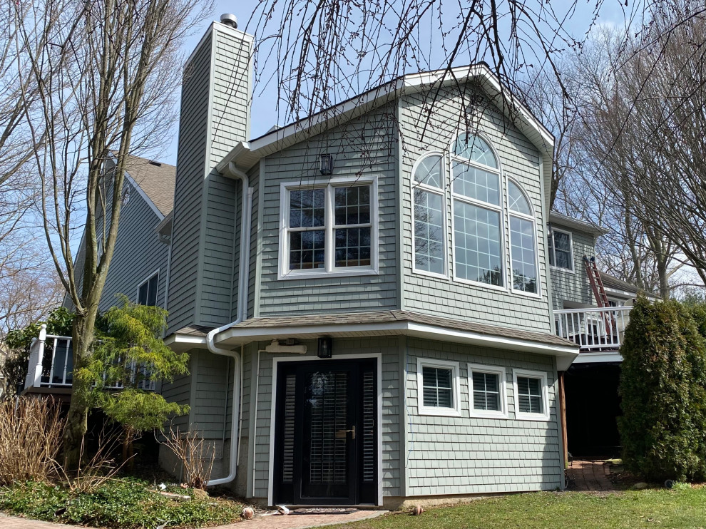Fort Salonga Siding - Seagrass Shakes & Terra Rosa | Alpha Windows ...