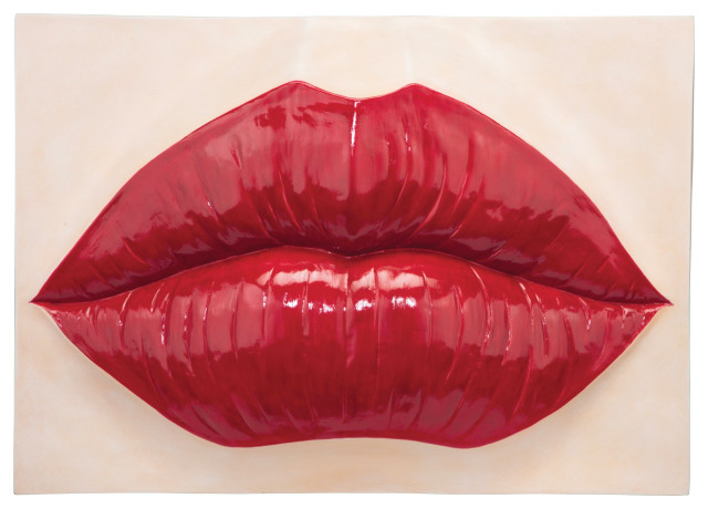 Pop Art Lips Wall Sculpture - Contemporary - Wall Sculptures - by ...