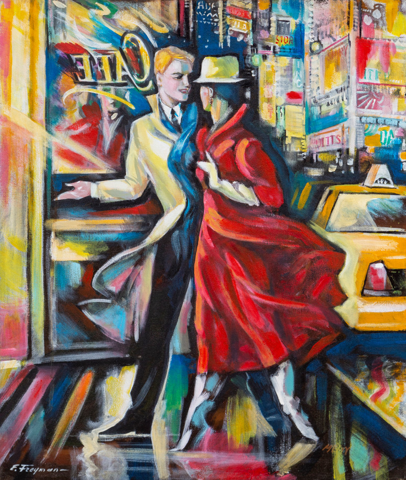 Invitation, Erik Freyman, 36x24 - Contemporary - Paintings - by ...