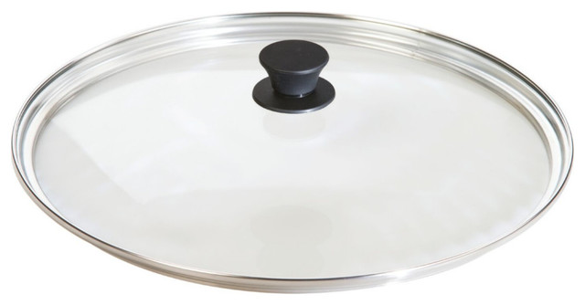 Lodge Tempered Glass 15 Inch Round Cookware Lid - Contemporary - Pot ...