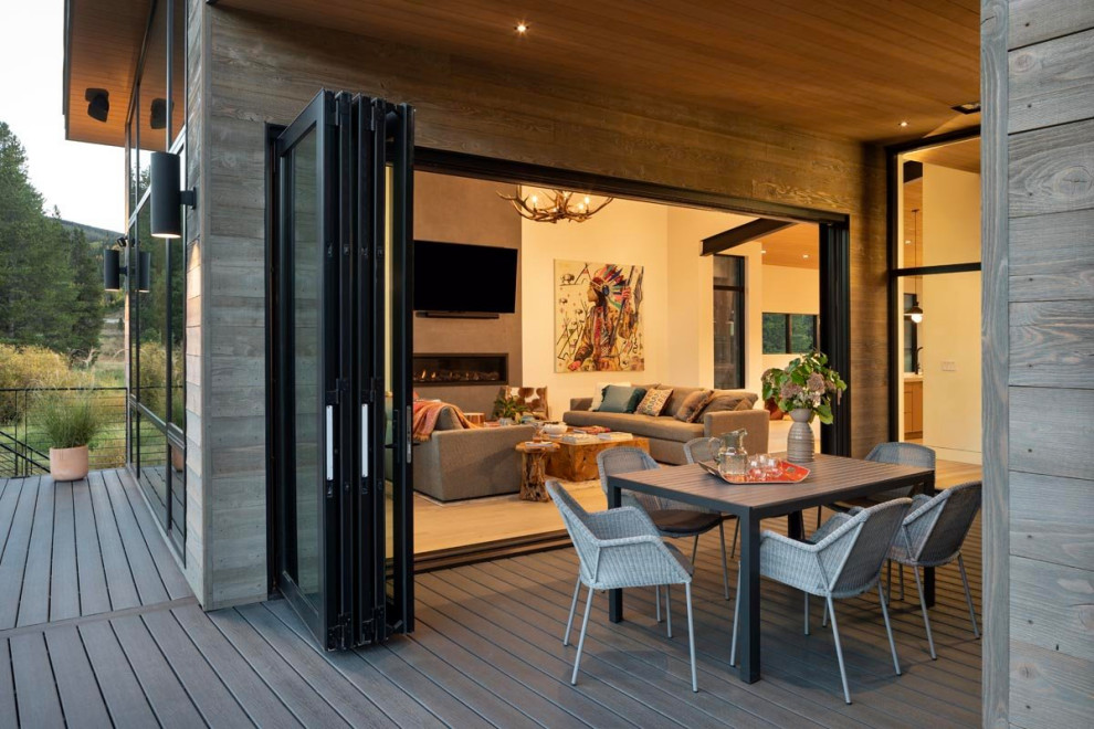 winter park mountain home - Rustic - Deck - San Francisco - by jennifer ...