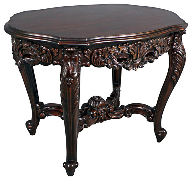 Design Toscano Chateau Montfort Cocktail Table - Victorian - Coffee ...