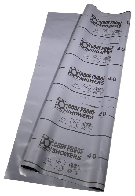 Vinyl Shower Pan Liner Traditional Shower Pans And Bases By Goof