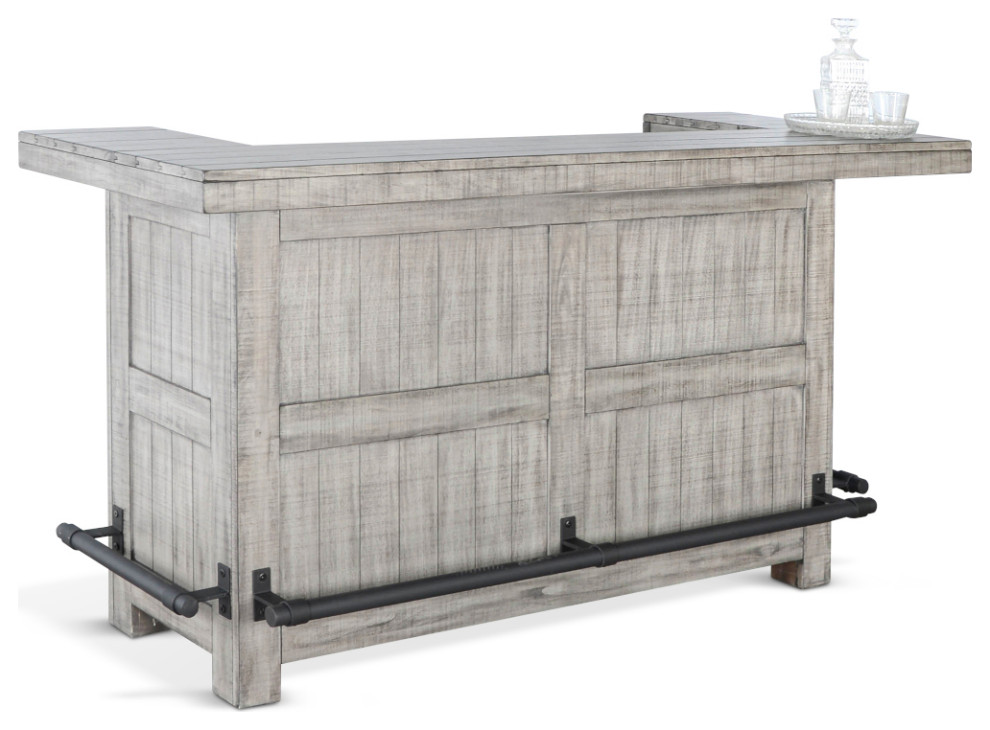 Sunny Designs 80″ Alpine Bar 1963AG - Farmhouse - Wine And Bar Cabinets ...