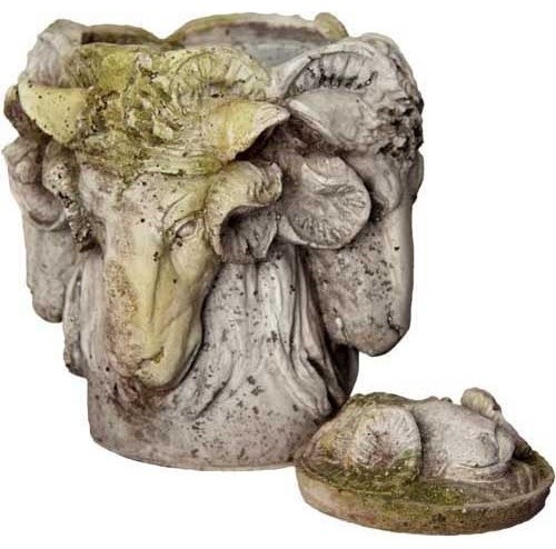 Ram Pot With Lid 9 Garden Display - Traditional - Outdoor Pots And ...