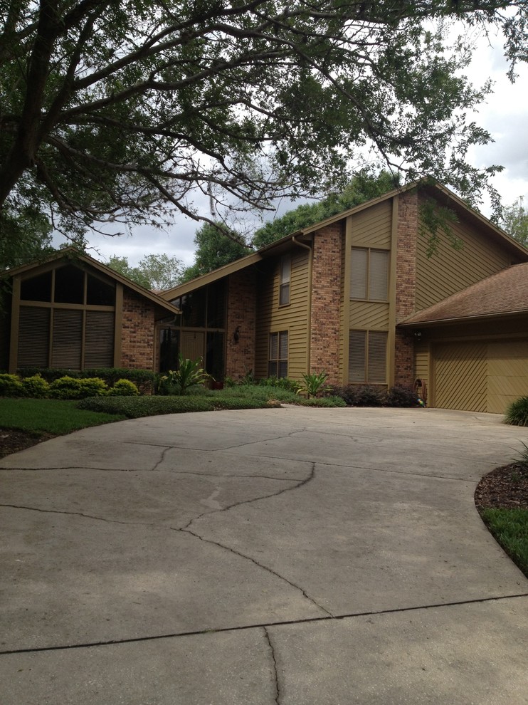 Update the 'modern' 80's exterior (diagonal siding)