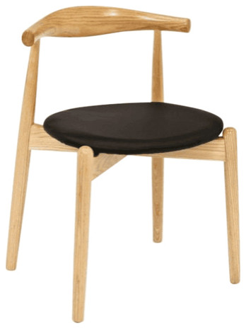 Elbow Round Chair - Midcentury - Dining Chairs - by HomeCraftDecor | Houzz