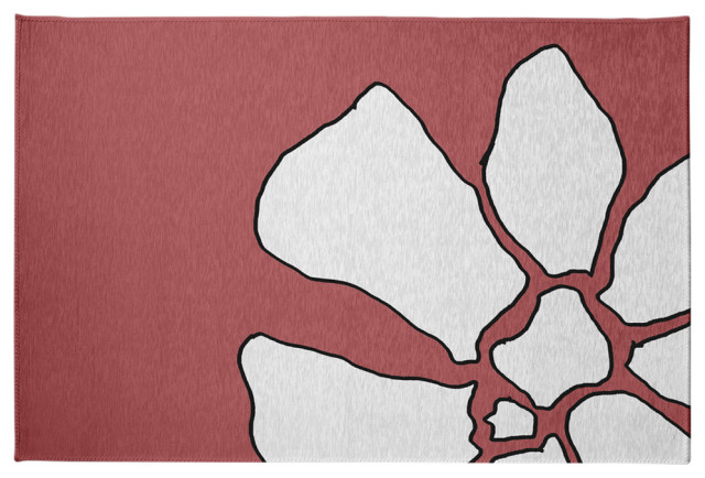 Petal Lines Spring Chenille Rug, 4'x6' - Contemporary - Area Rugs - by ...