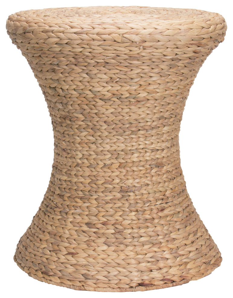 Hourglass Accent Table, Water Hyacinth - Tropical - Side Tables And End ...