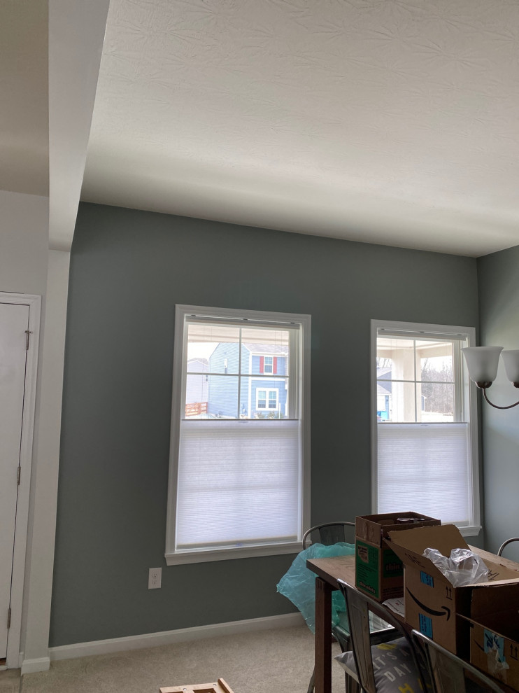 window treatment for oddly placed windows.