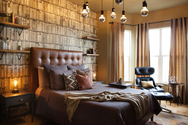 Room of the Day: An Eclectic Bedroom With an Edgy Vibe